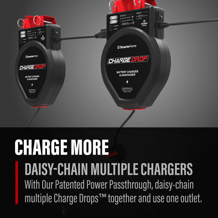 Trickle charger without outlet store